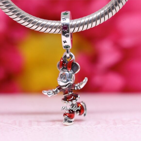 Pandora | Jewelry | Pandora Bead Disney Minnie Mouse Ice Skating Charm ...